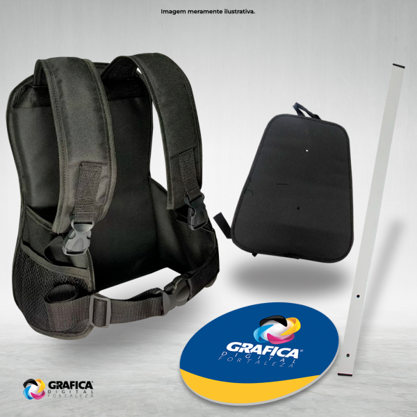 Mochila Pirulito 1,5cm (largura) x 50,0cm (Altura) x 36,0cm (compri TNT ...
